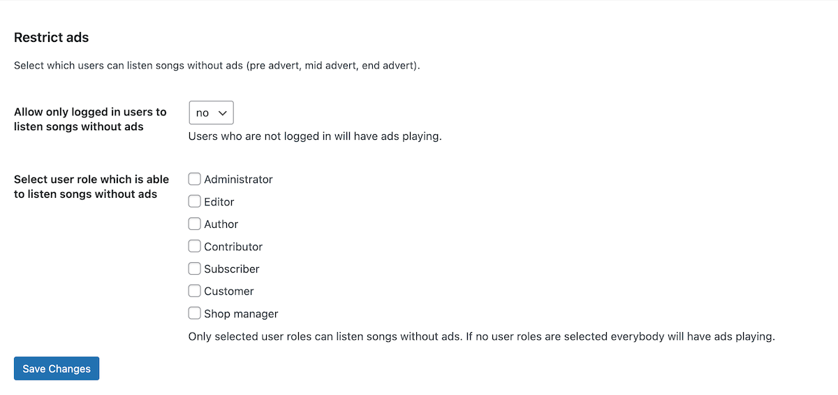 Audio Player for WooCommerce